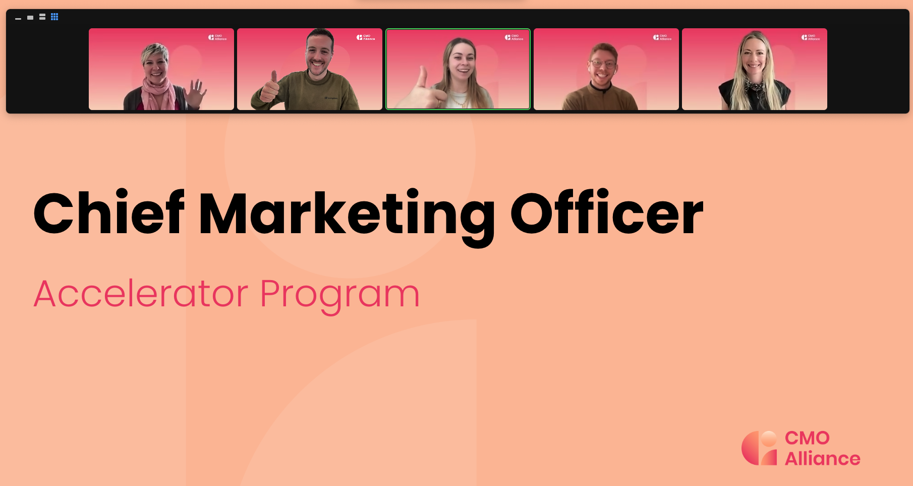 CMO Accelerator program | Live Q&A