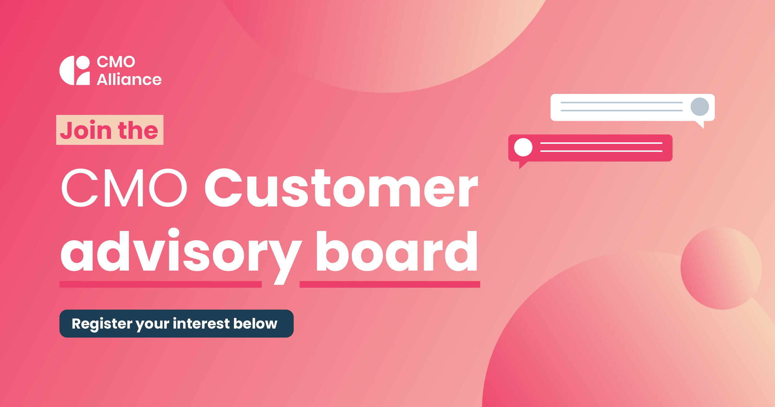 Cmo Alliance Customer Advisory Board