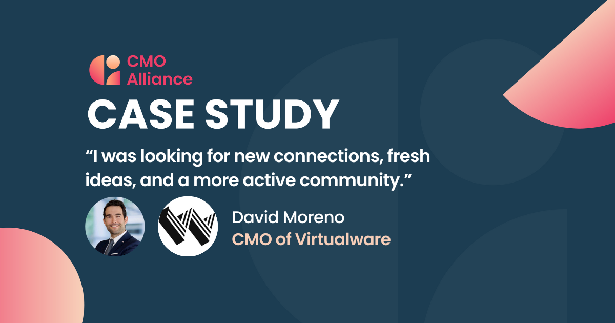 CMO Alliance Ambassador case study: David Moreno